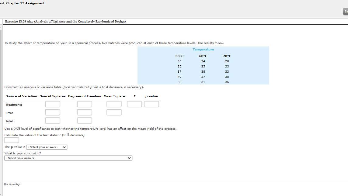 Solved ent: Chapter 13 Assignment Exercise 13.09 Algo | Chegg.com