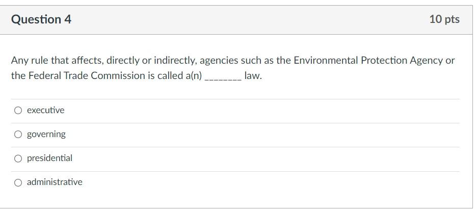 Solved Any rule that affects, directly or indirectly, | Chegg.com