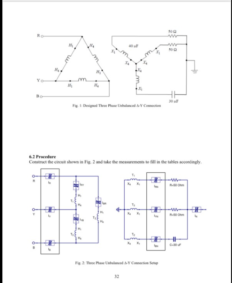 LAB#6:Experiment 6: Three-Phase Transformer, | Chegg.com