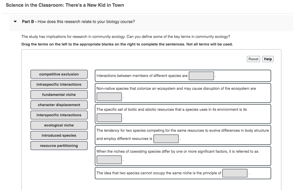 Solved Part B - How does this research relate to your | Chegg.com