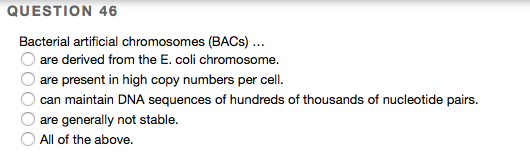 Solved QUESTION 45 There are six possible reading frames for | Chegg.com