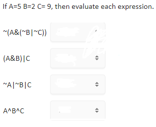 Solved If A=5B=2C=9, then evaluate each expression. | Chegg.com