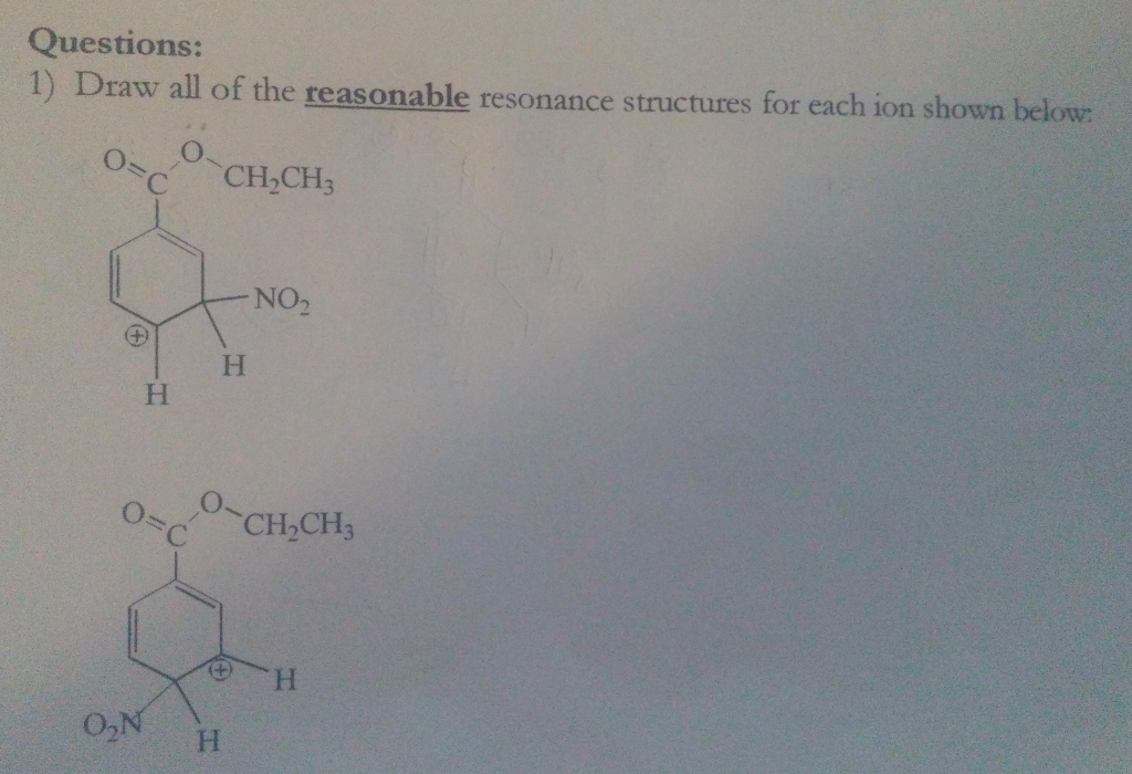 Solved Draw all of the reasonable resonance structures for | Chegg.com