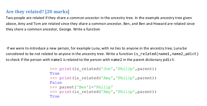 Solved Part 3: Ancestry trees All of us may come from | Chegg.com