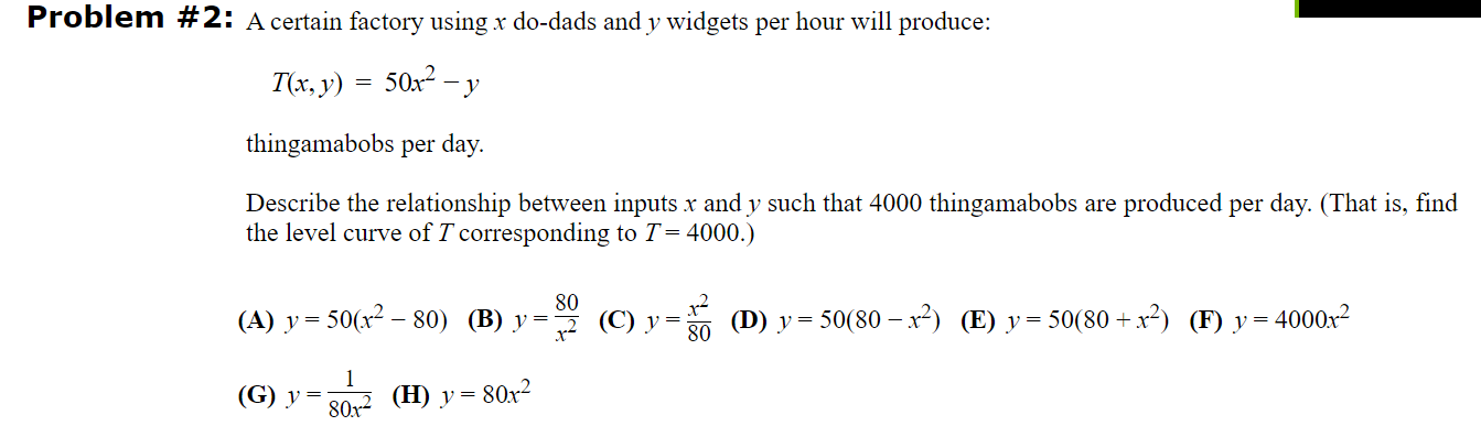 Solved - A certain factory using x do-dads and y widgets per | Chegg.com