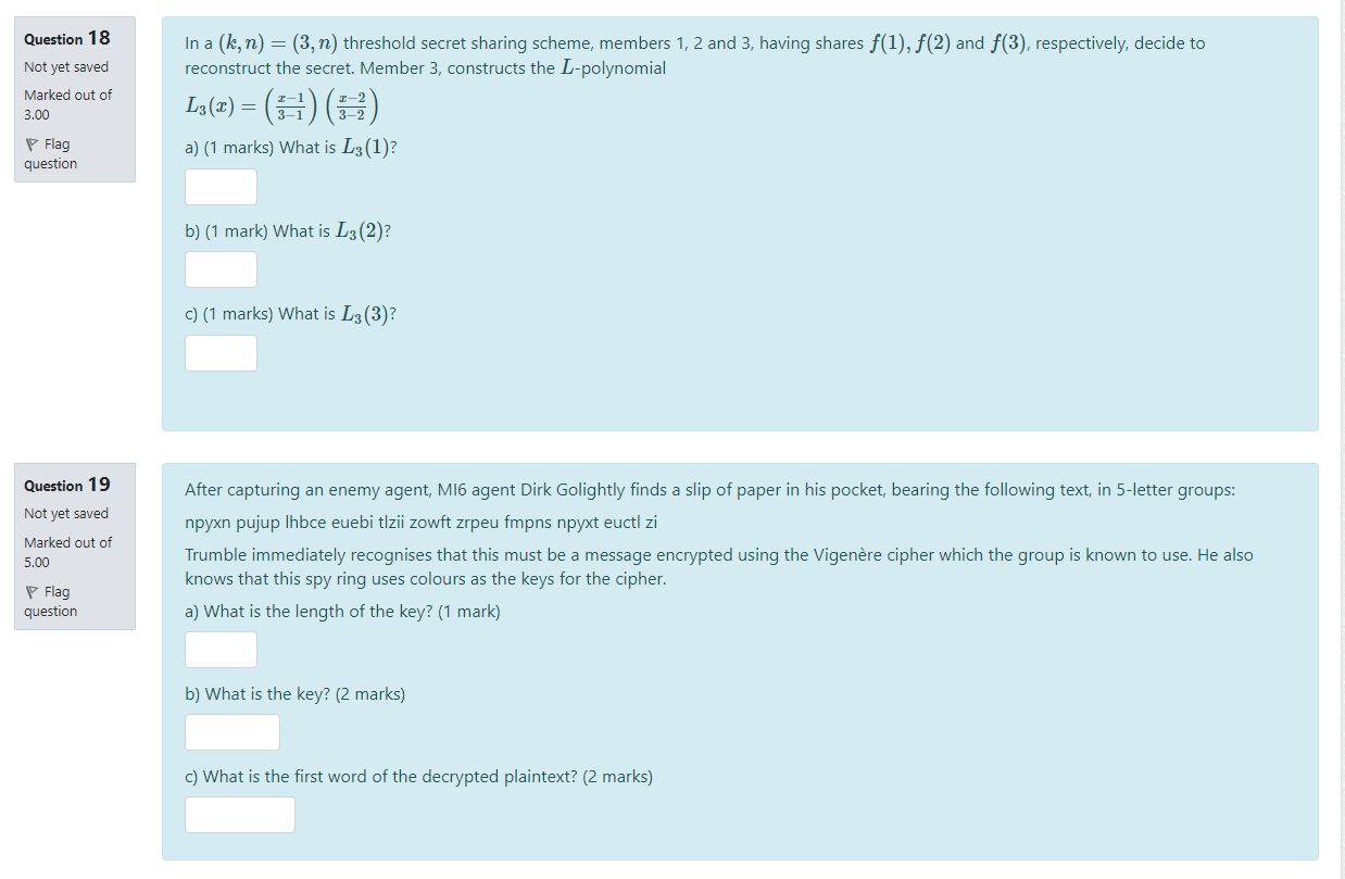 Solved Question 18 Not yet saved Marked out of 3.00 In a | Chegg.com