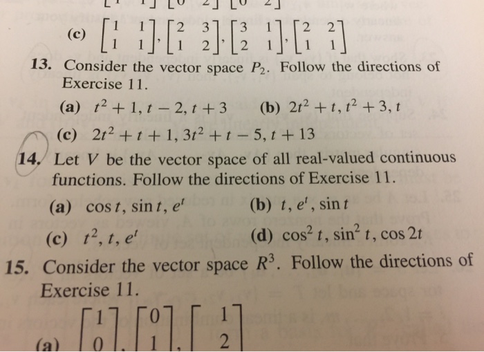 Let v be the vector space of all real valued | Chegg.com