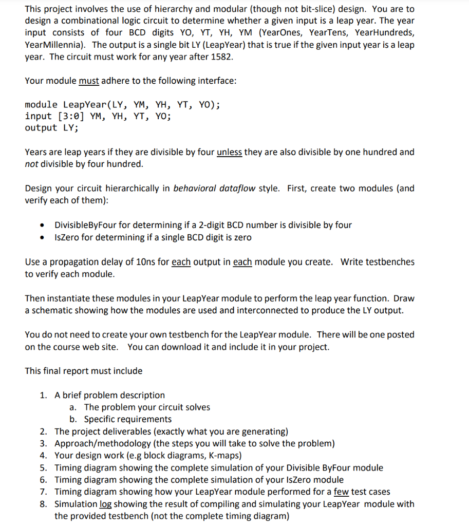 Solved This project involves the use of hierarchy and | Chegg.com