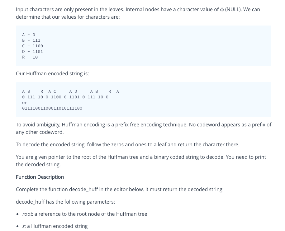 Solved Huffman Coding Assigns Variable Length Codewords To 