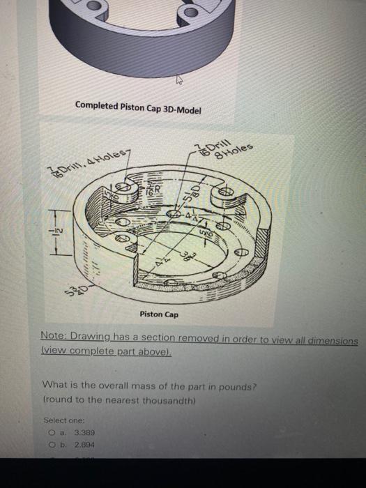 Solved 3D-Model the Retainer part. Unit system: IPS (inch, | Chegg.com