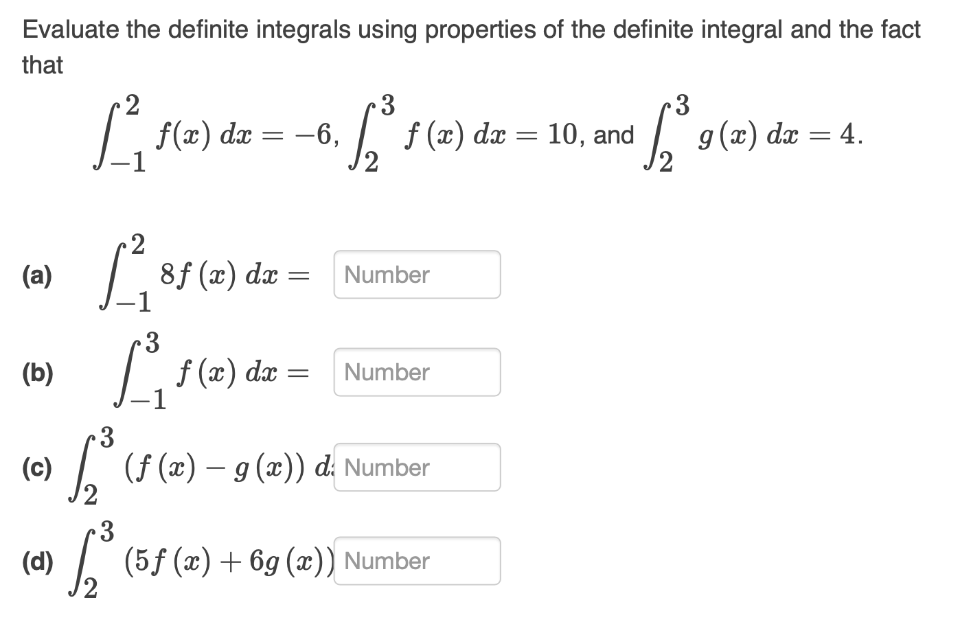 Solved Evaluate the definite integrals using properties of | Chegg.com