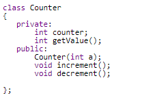 Solved Write the implementation (.cpp file) of the Counter | Chegg.com
