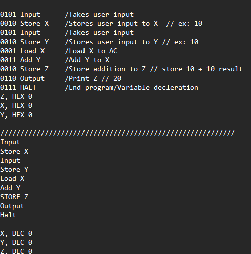 Solved Base on this example try to add three four numbers | Chegg.com