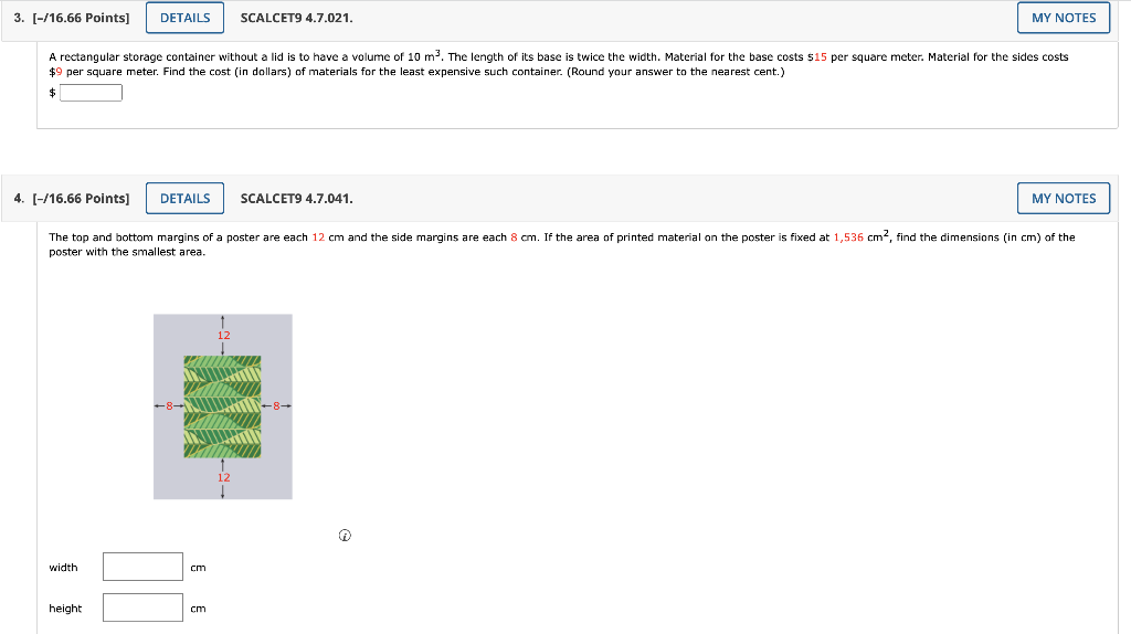 Solved A rectangular storage container without a lid is to | Chegg.com