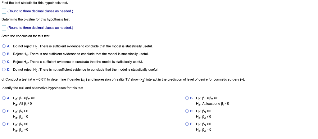 Solved A study of the impact of reality TV shows on a | Chegg.com