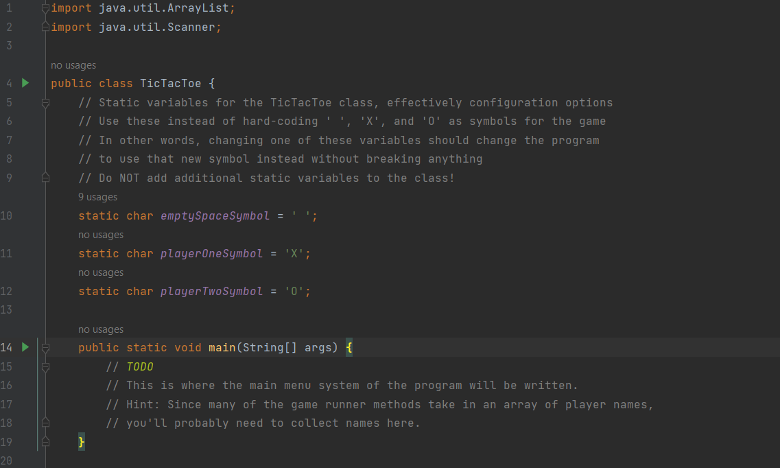 Solved I need the starter code filled out completely please. | Chegg.com
