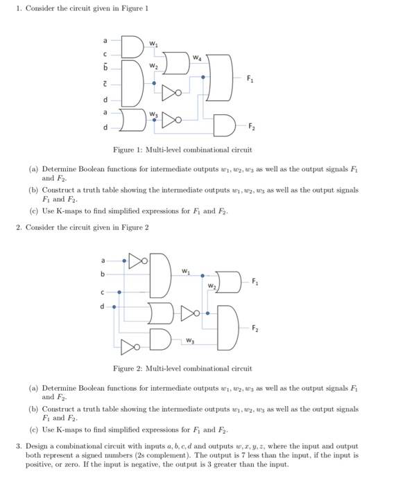 Solved 1 Consider The Ciruit Given In Figure 1 Figure 1