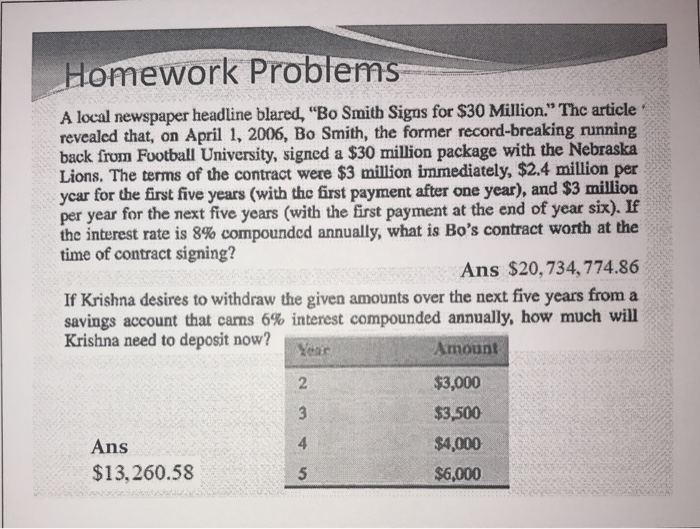 Solved Homework Problems A local newspaper headline blared, | Chegg.com