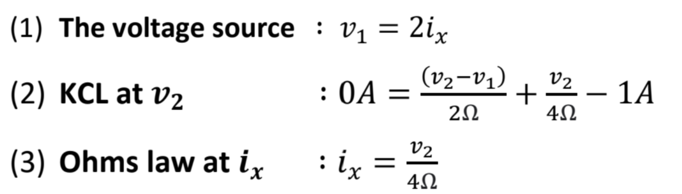Solved For a specific system, a system of three linear | Chegg.com