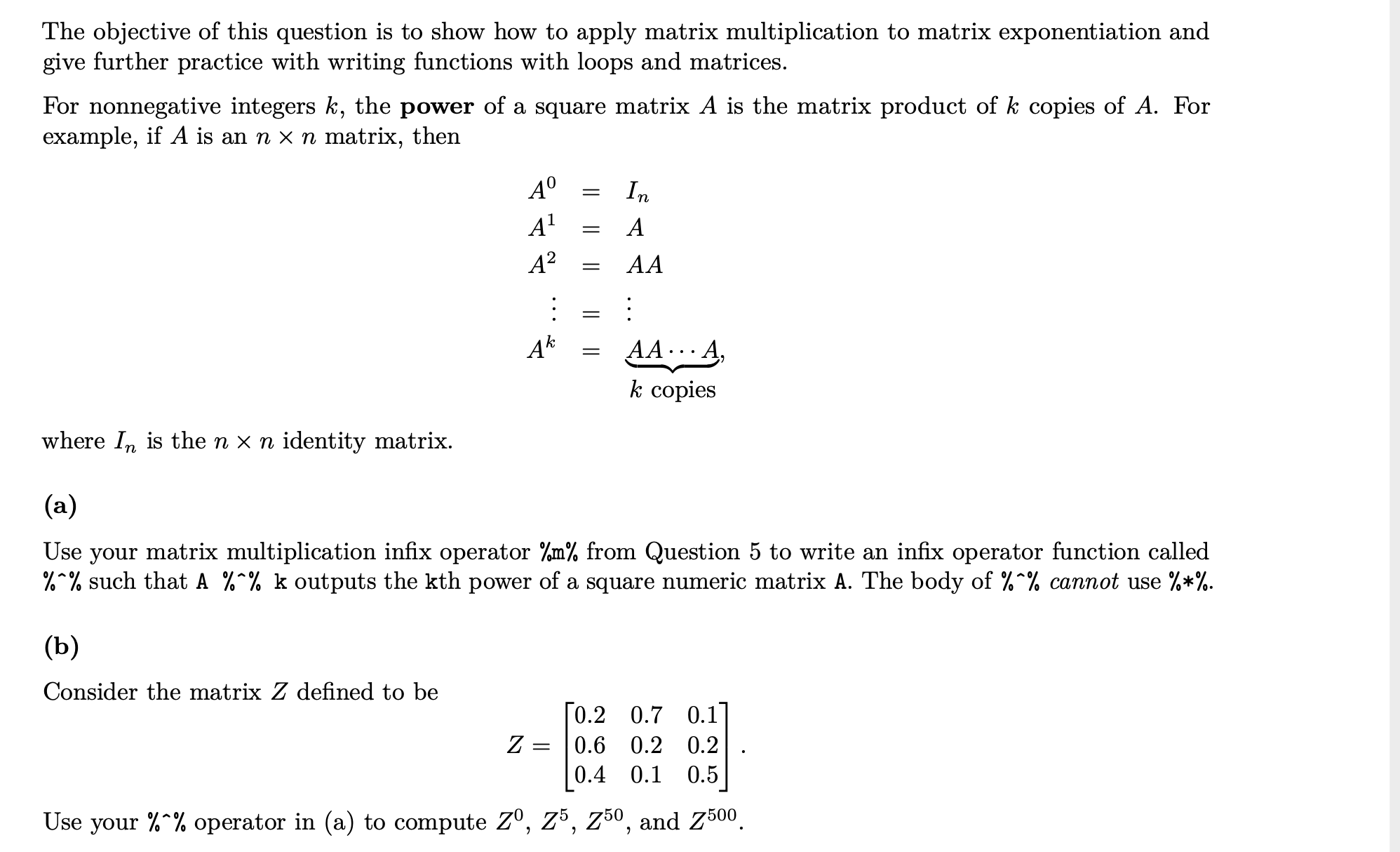 Solved The objective of this question is to show how to | Chegg.com