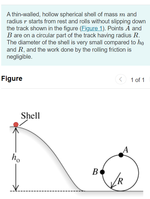 Solved A thin-walled, hollow spherical shell of mass m and | Chegg.com