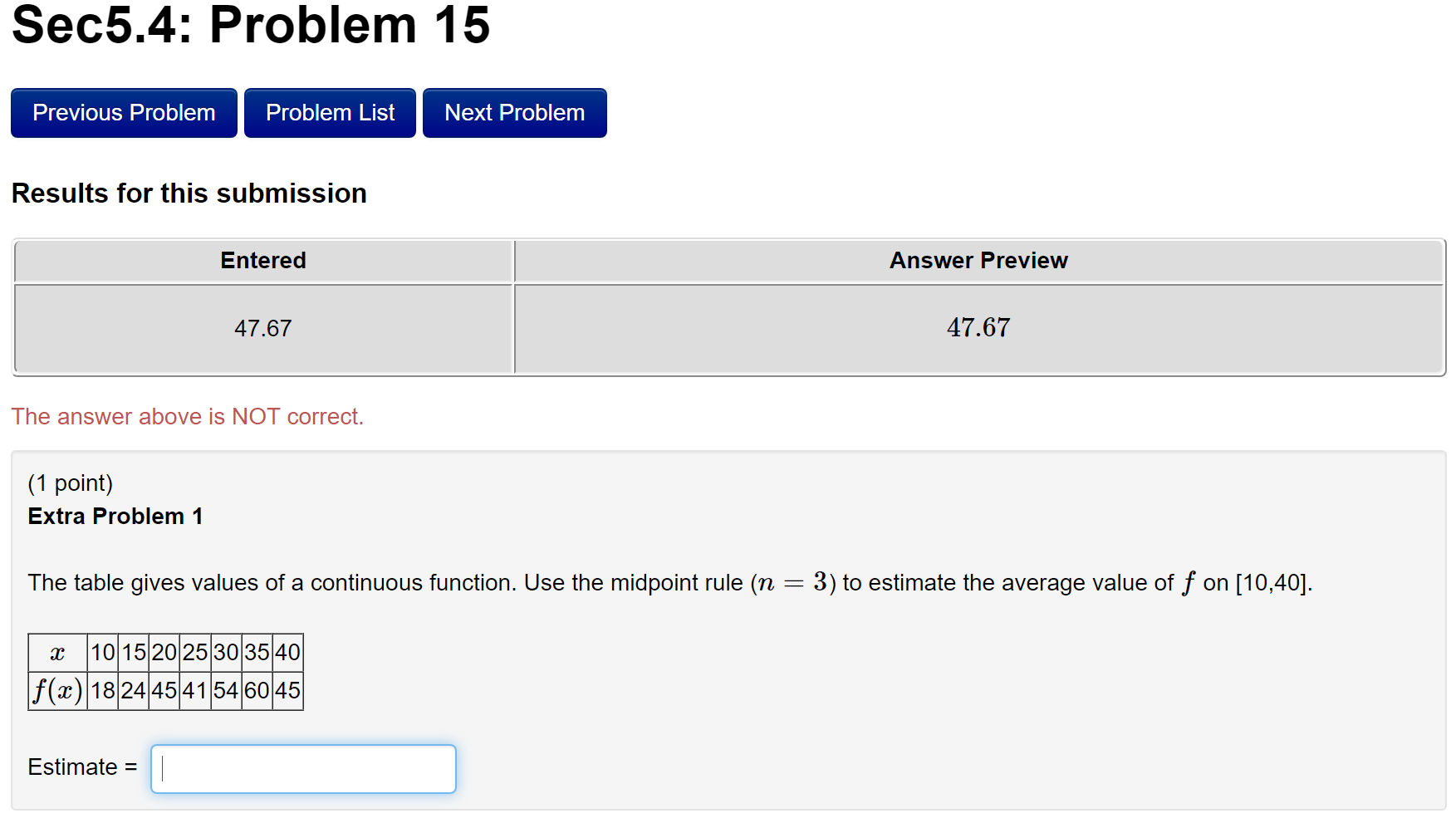Solved Sec54 Problem 15 Previous Problem Problem List Next 1243