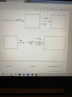 Solved Provide the missing reactant, reagents, or ALL | Chegg.com