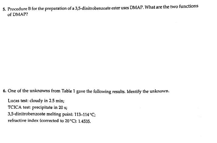 Solved 5. Procedure B for the preparation of a | Chegg.com
