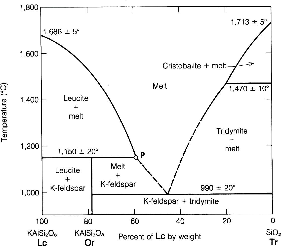 For a bulk composition at 30% Leucite, assuming | Chegg.com