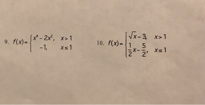 Solved Determine Whether Each Function Is Continuous Or Not