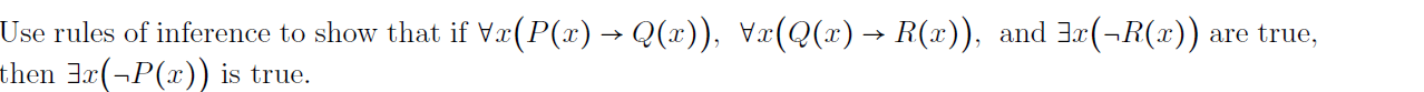 Solved Use rules of inference to show that if Vx(P(x) → | Chegg.com