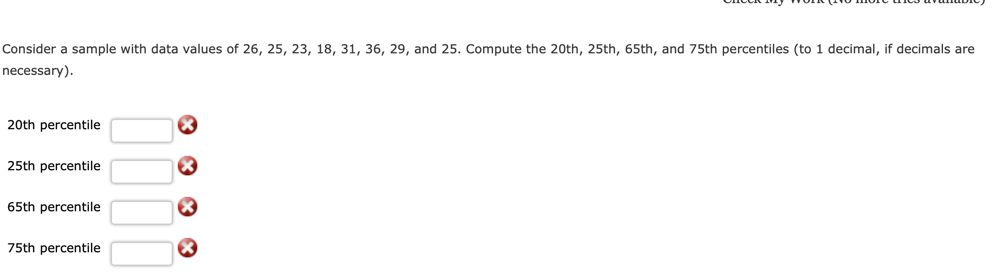 Solved Consider a sample with data values of | Chegg.com
