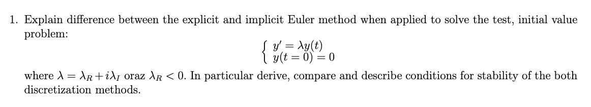 1. Explain difference between the explicit and | Chegg.com