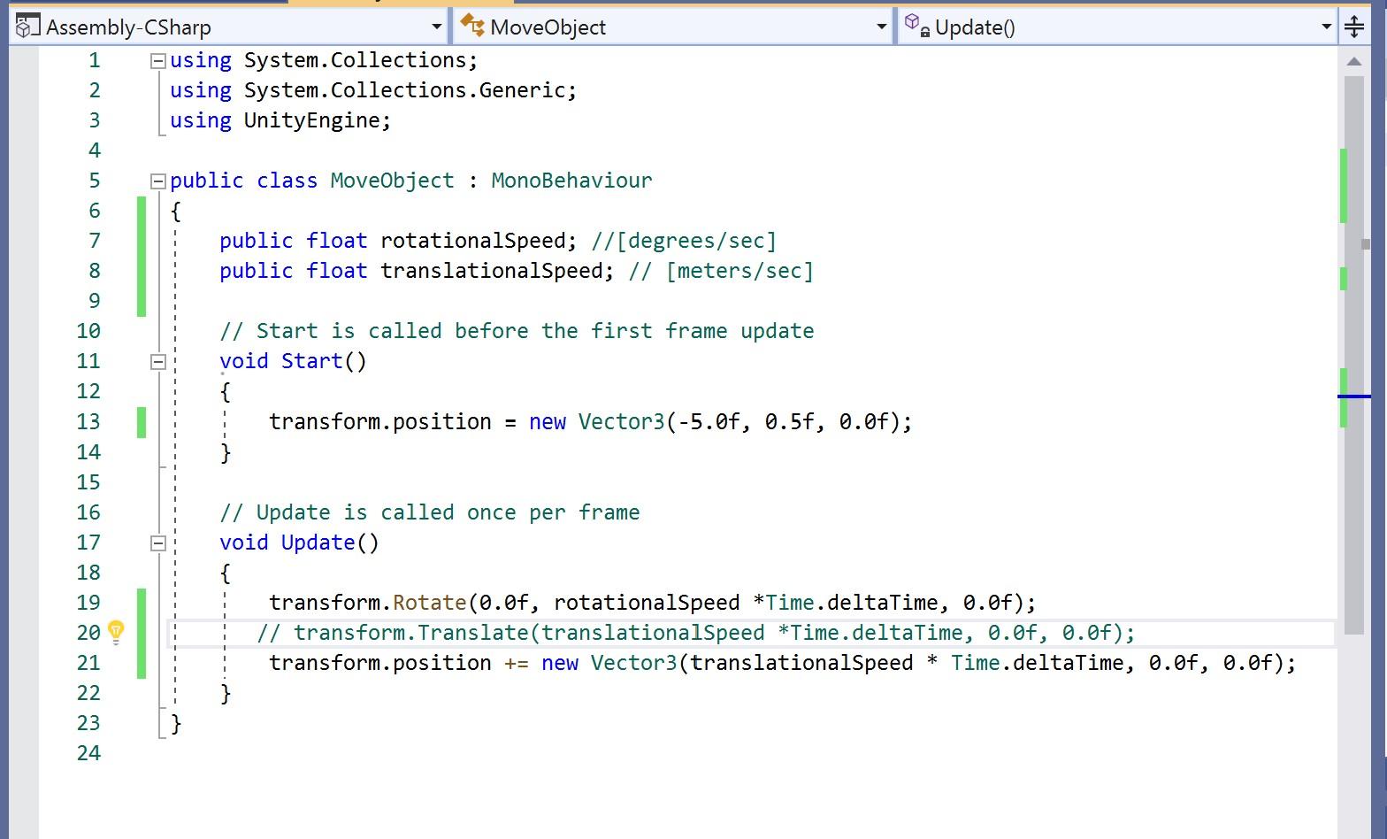 Complete the script code to achieve simple harmonic | Chegg.com