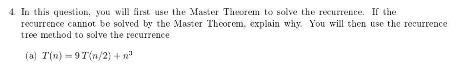 Solved 4. In this question, you will first use the Master | Chegg.com