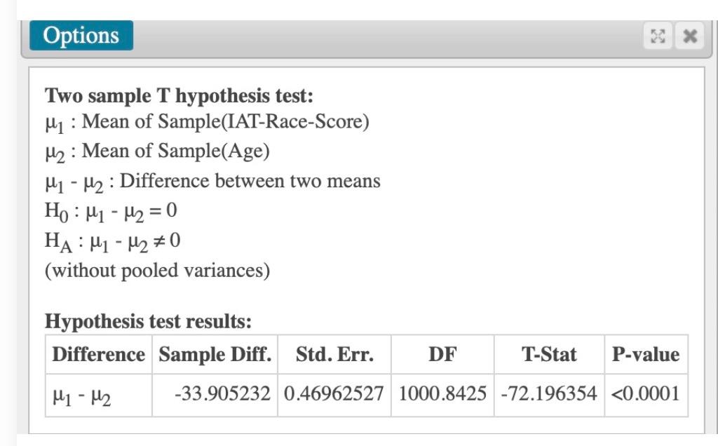 Question 1 1-Which IAT data set are you working | Chegg.com