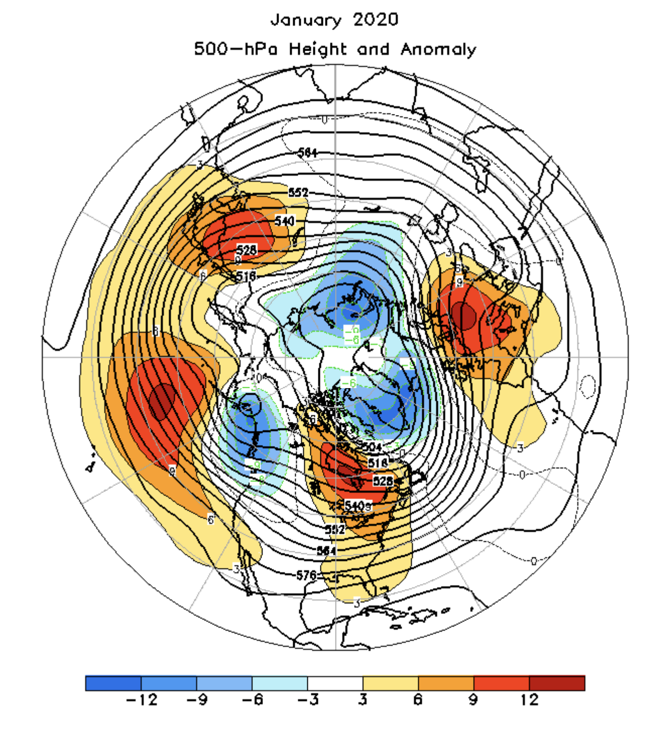 Solved Using the 500mb (kPa) heights diagrams on the next | Chegg.com