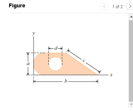 Solved A centroid is an object's geometric center. For an | Chegg.com