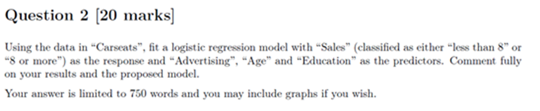 Solved Data set "Auto" can be found in the ISLR package in R | Chegg.com