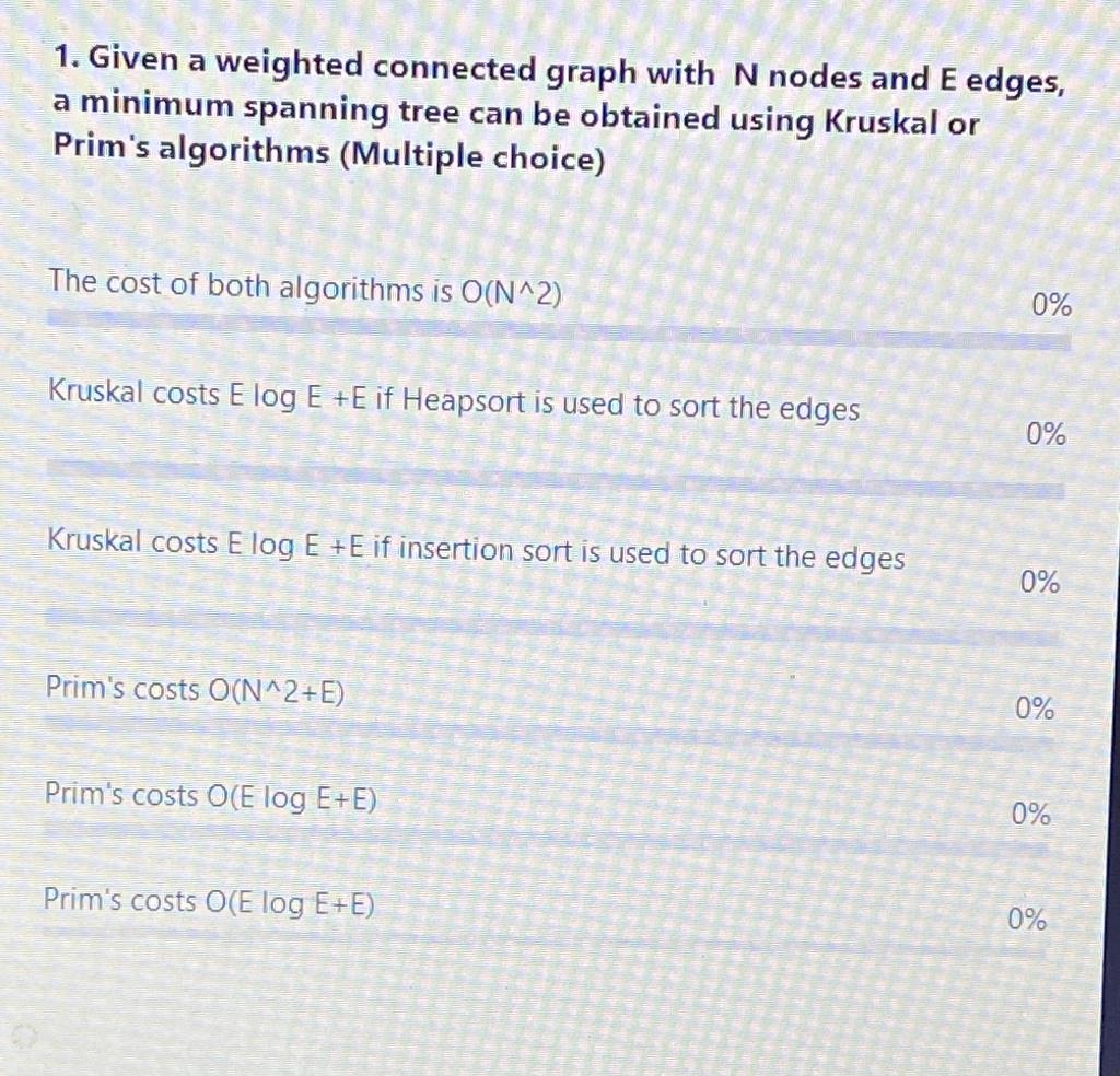 Solved 1. What is the complexity (worst-case) of sorting | Chegg.com