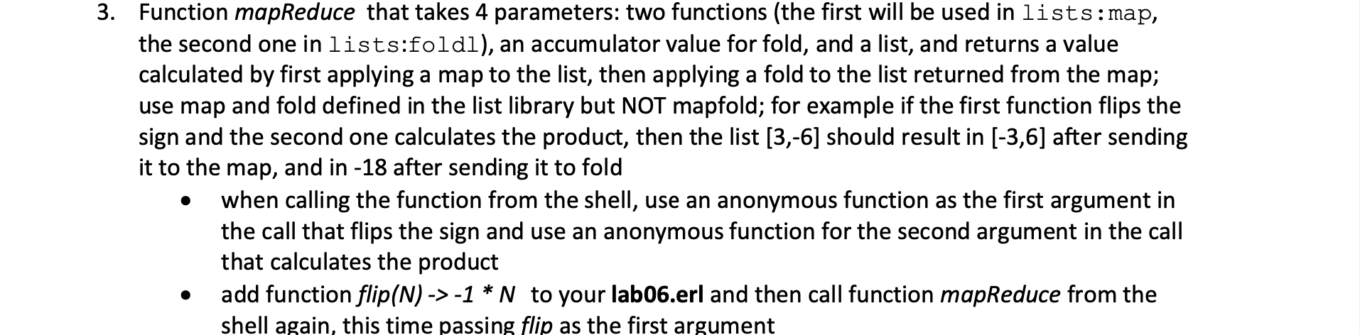 Solved 3. Function mapReduce that takes 4 parameters: two | Chegg.com