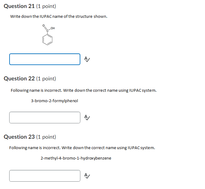 Solved Write down the IUPAC name of the structure shown. A | Chegg.com