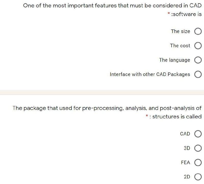 Solved One of the most important features that must be | Chegg.com
