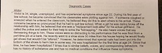 Solved Use the case of Victor from the Diagnostic Cases | Chegg.com