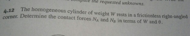 Solved ompuie the requested unknowns 12 The homogeneous | Chegg.com
