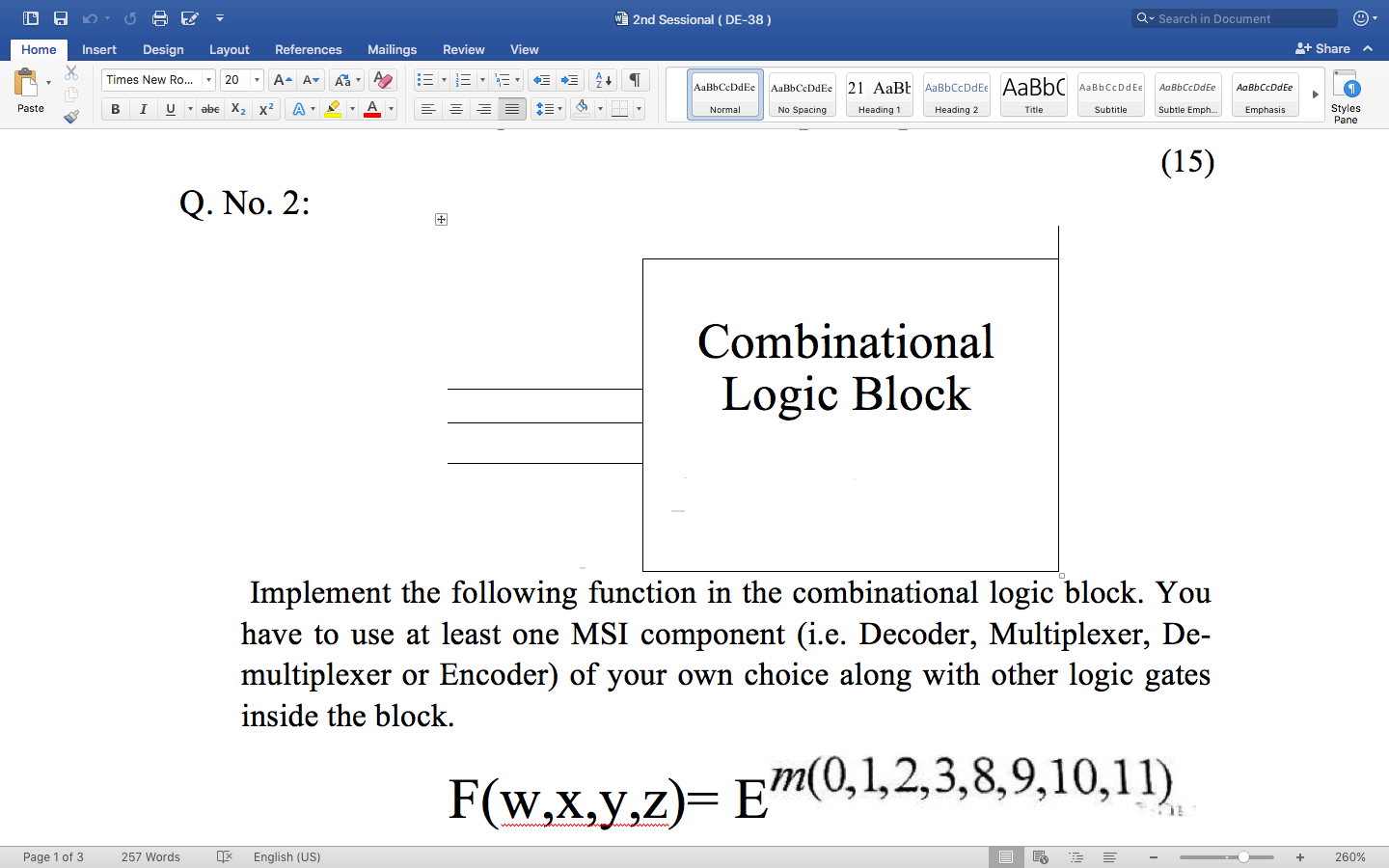 Solved Implement the following function in the combinational | Chegg.com Solved Implement the following function in the combinational | Chegg.com
