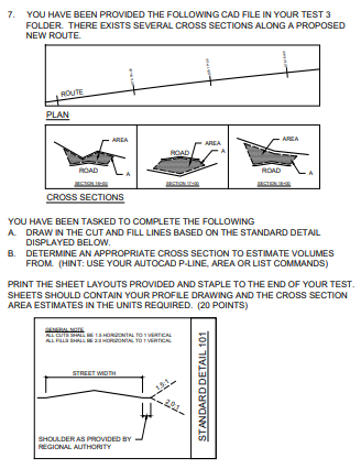 Solved 1. GIVEN THE PLAN VIEW OF THE ROUTE SURVEY SHOWN | Chegg.com