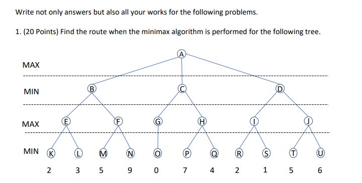Solved Write not only answers but also all your works for | Chegg.com