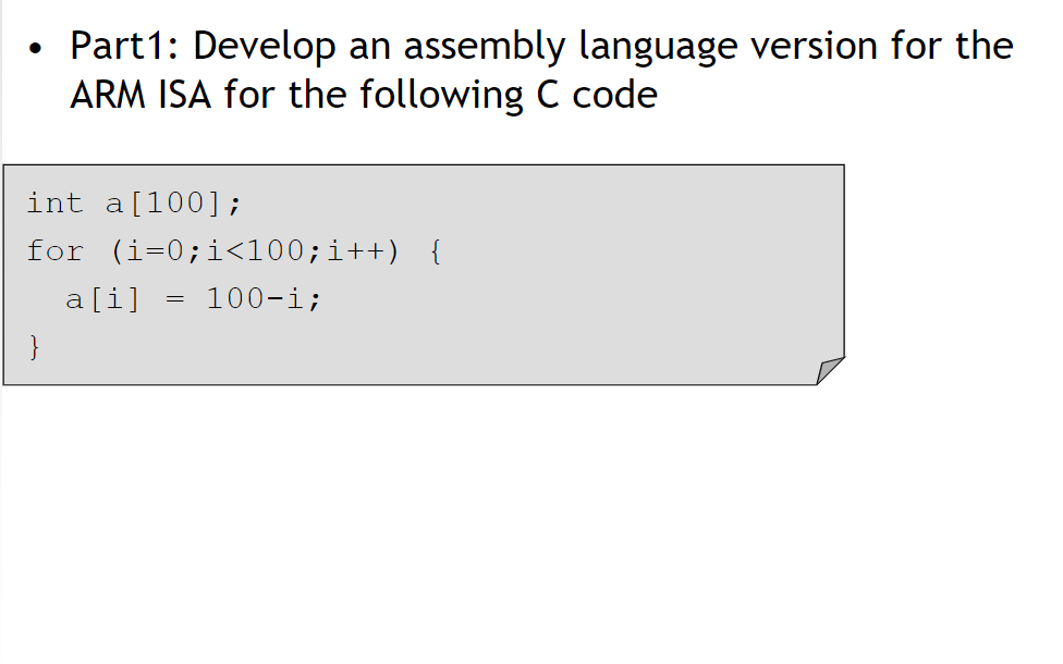 Solved These programs need to be written in ARMV7 and I am | Chegg.com