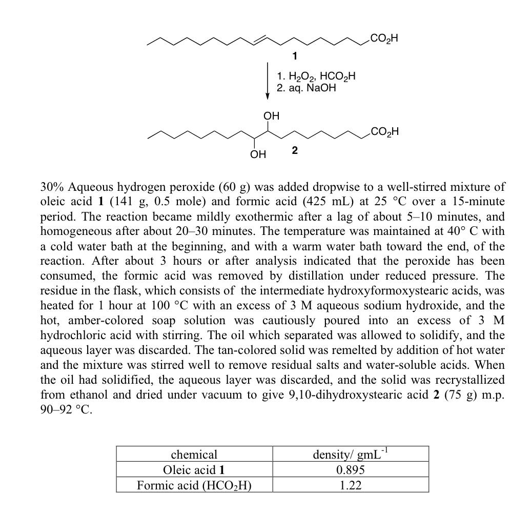 Solved 30% Aqueous hydrogen peroxide (60 g) was added | Chegg.com